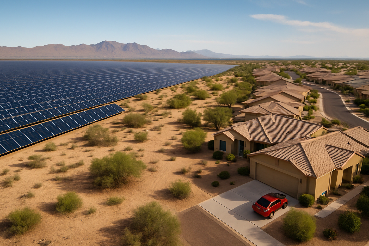 Eloy Mayor Defends Buffer Zone for Arizona City in New Solar Farm Plan